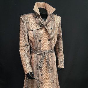CUSTOM NADE | Jackets & Coats | Mens Dragon Python Trench Coat | Poshmark